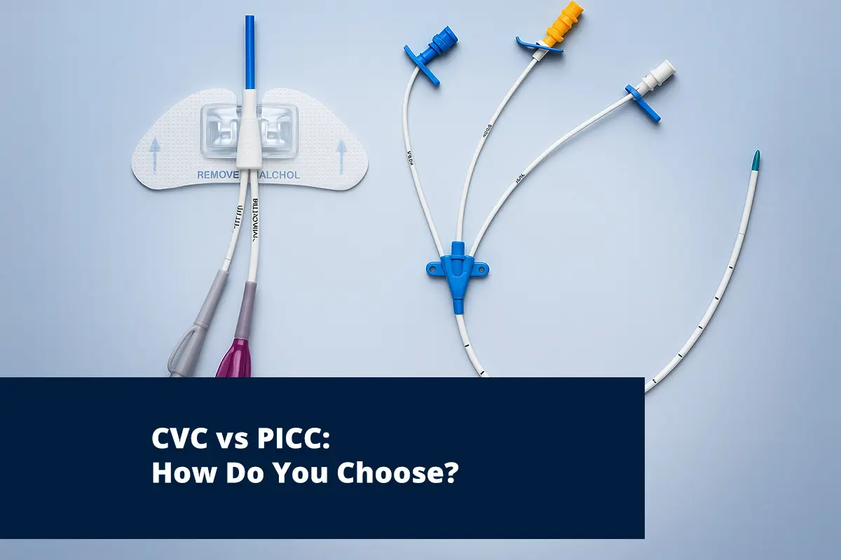 PICC vs CVC Catheters Buyer’s Guide: Key Differences, Use Cases & Tips